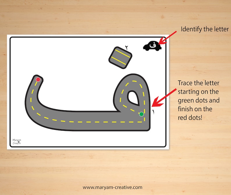60 Arabic Alphabet Road Mat Arabic Letters Hands on - Etsy UK