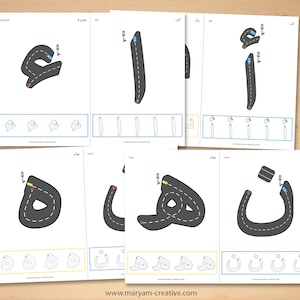 31 Arabic Alphabet Flashcards ROAD, Quran, Homeschool, Classroom, EYFS ...