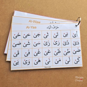 13 Arabic Reading Cards, Tajweed, Tajweed for Kids, Quran, Homeschool ...