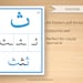 30 Arabic Flashcards Letters Positions, A4 Posters, Alphabet Letters ...
