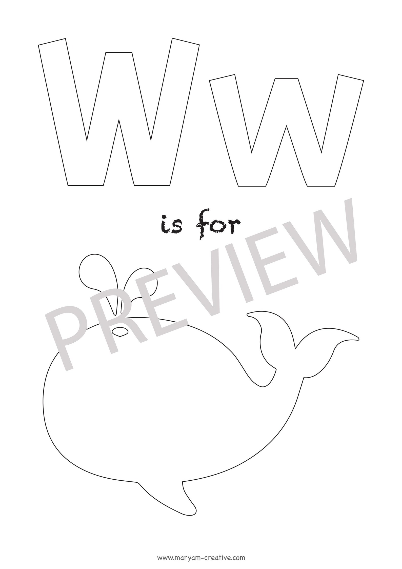 27 Alphabet ABC English Colouring Pages, Muslim Kids, Islam Kids ...