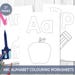 27 Alphabet ABC English Colouring Pages, Muslim Kids, Islam Kids ...