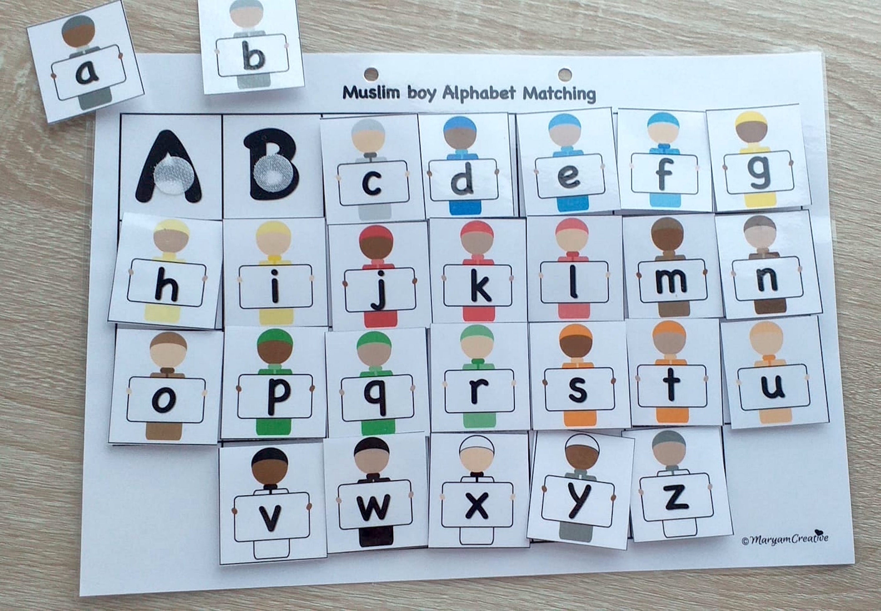 Muslim Boy Busy Book Alphabet Phonics Colours Shapes - Etsy