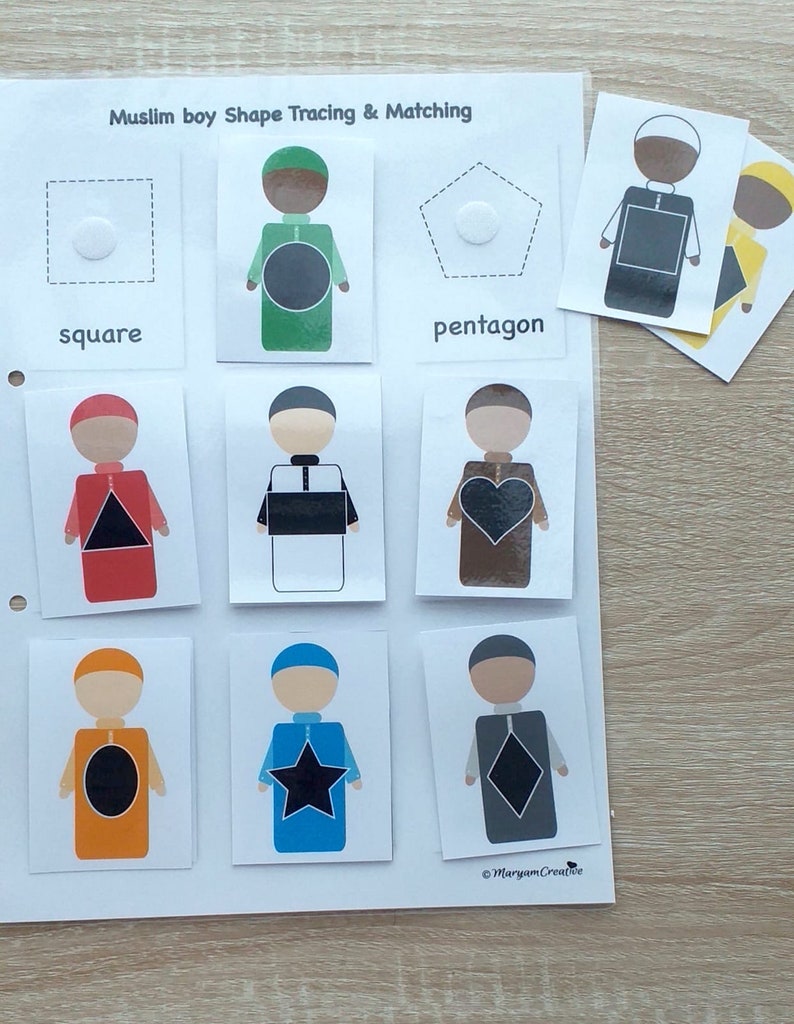 Muslim Boy Busy Book Alphabet Phonics Colours Shapes - Etsy