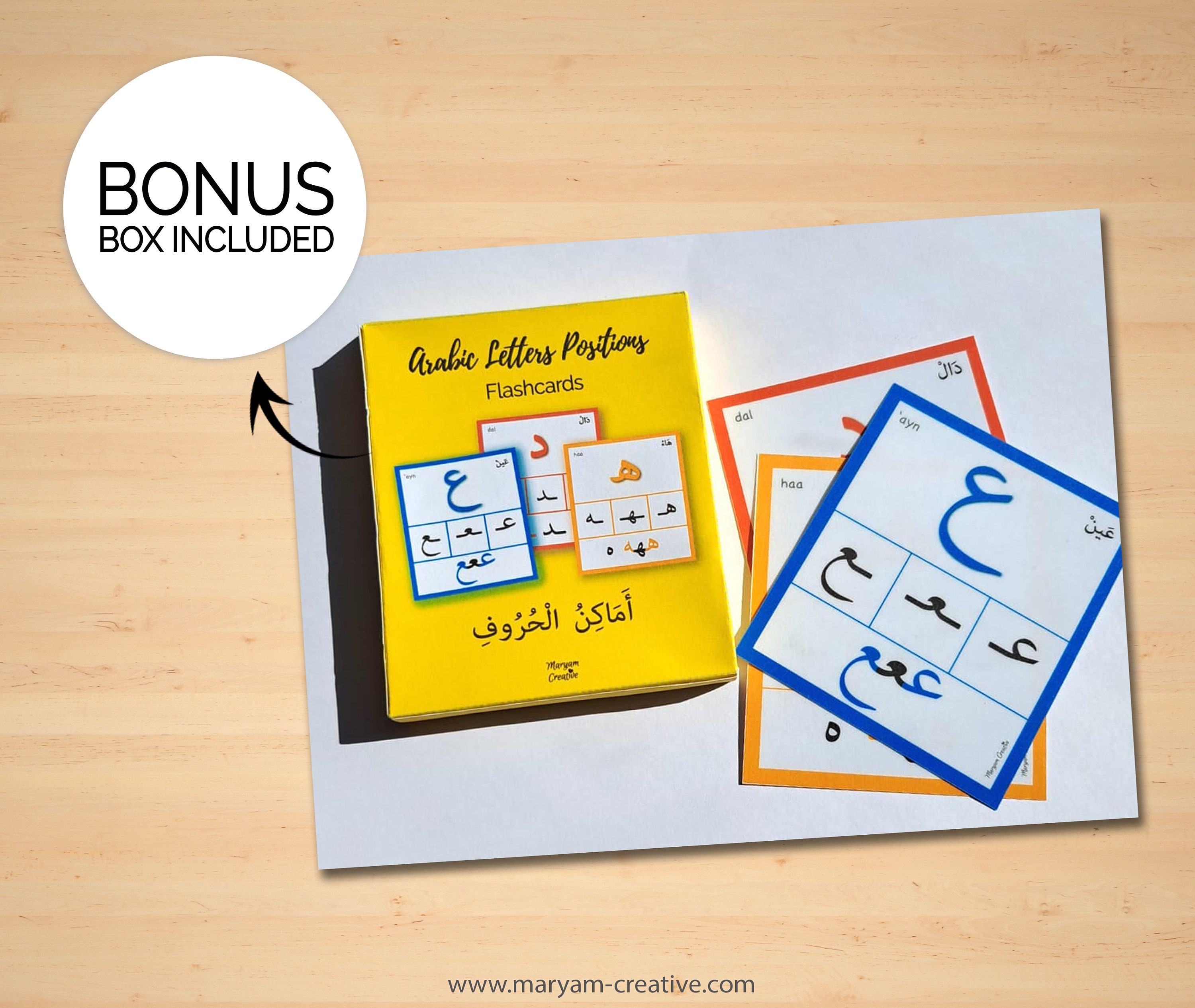 30 Arabic Flashcards Letters Positions Alphabet Letters - Etsy UK