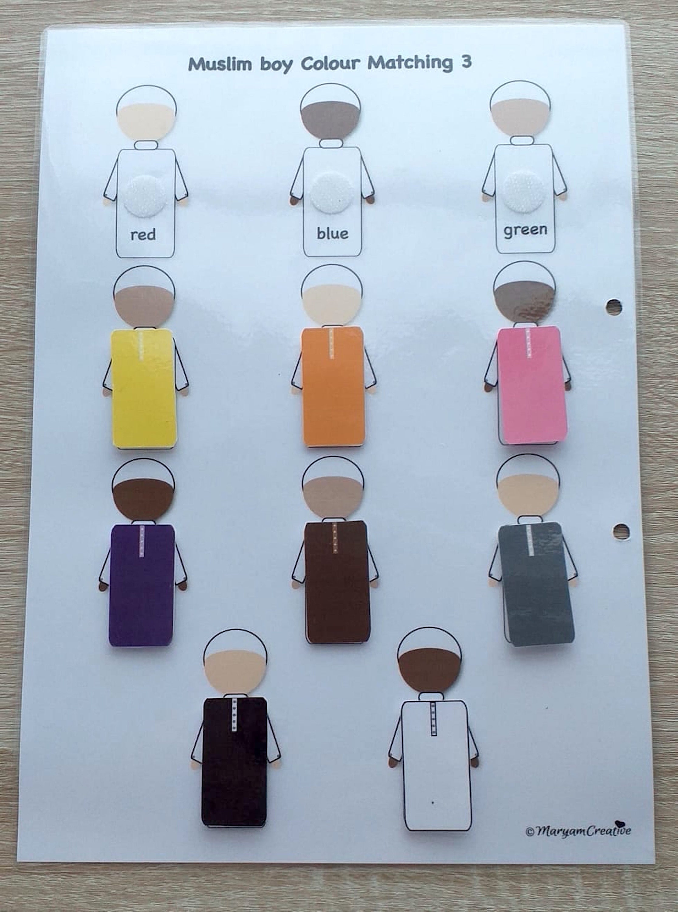 Muslim Boy Busy Book Alphabet Phonics Colours Shapes - Etsy