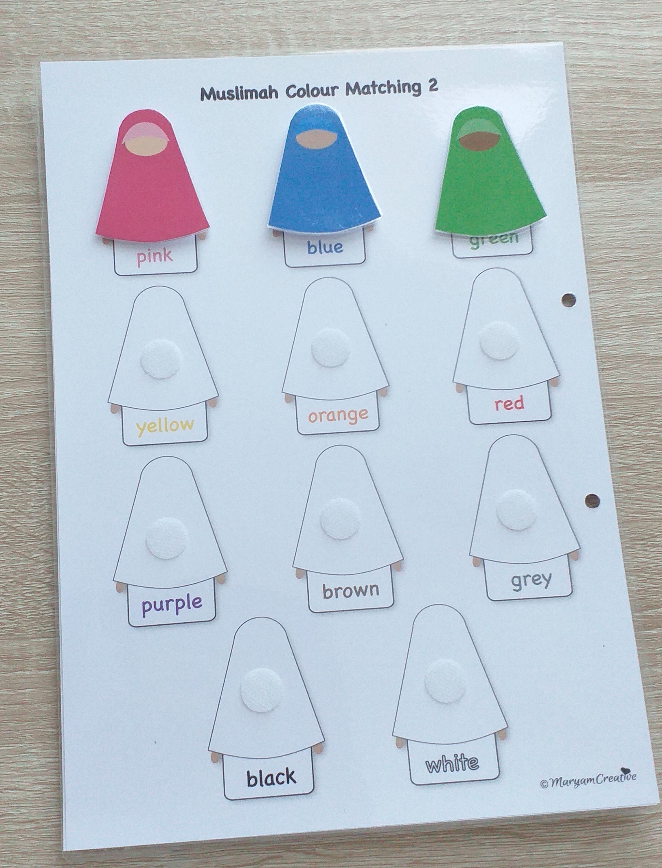 Muslim Girl Busy Book, Alphabet, Phonics, Colours, Shapes, Numbers ...