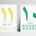 21 Arabic Numbers Chart Posters With 10 Frame Counting PDF - Etsy