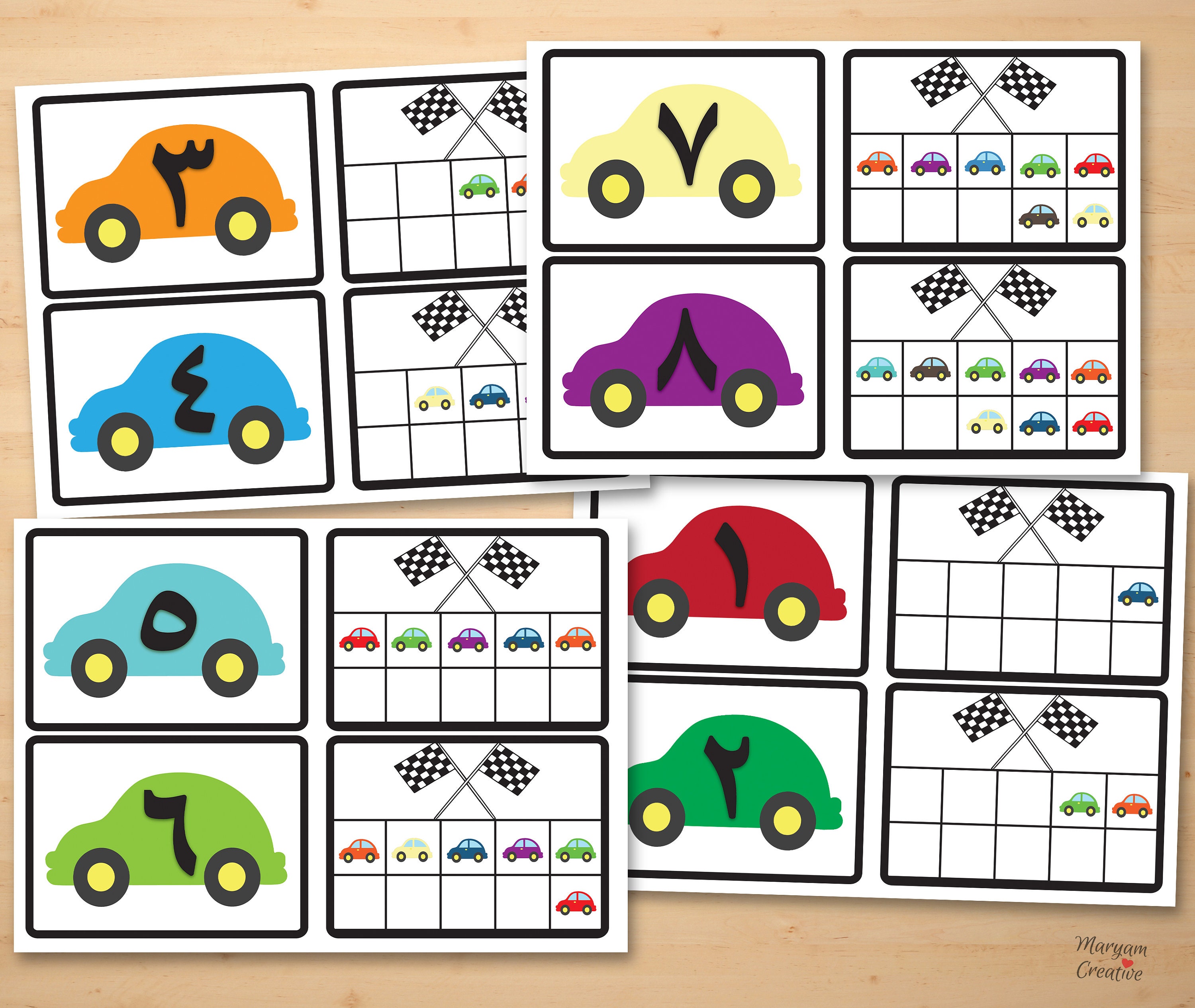33 Arabic Numbers Road Mat, Counting, Numbers, EYFS, Preschool ...