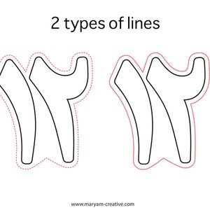 160 Arabic Numbers Colour and Cut Clipart Tracing Cutting - Etsy