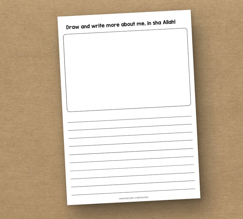 All About Me Worksheets, Islam, Muslim, EYFS, KS1, Preschool ...