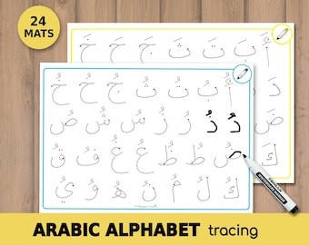 Arabic Short Vowels Tracing Mats, Pre-writing, Handwriting, الحروف ...