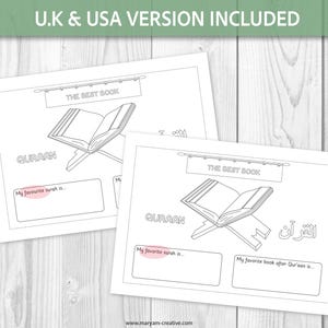 All About Me Muslim Craft Art Book, Muslim School, Islam Kids, School ...