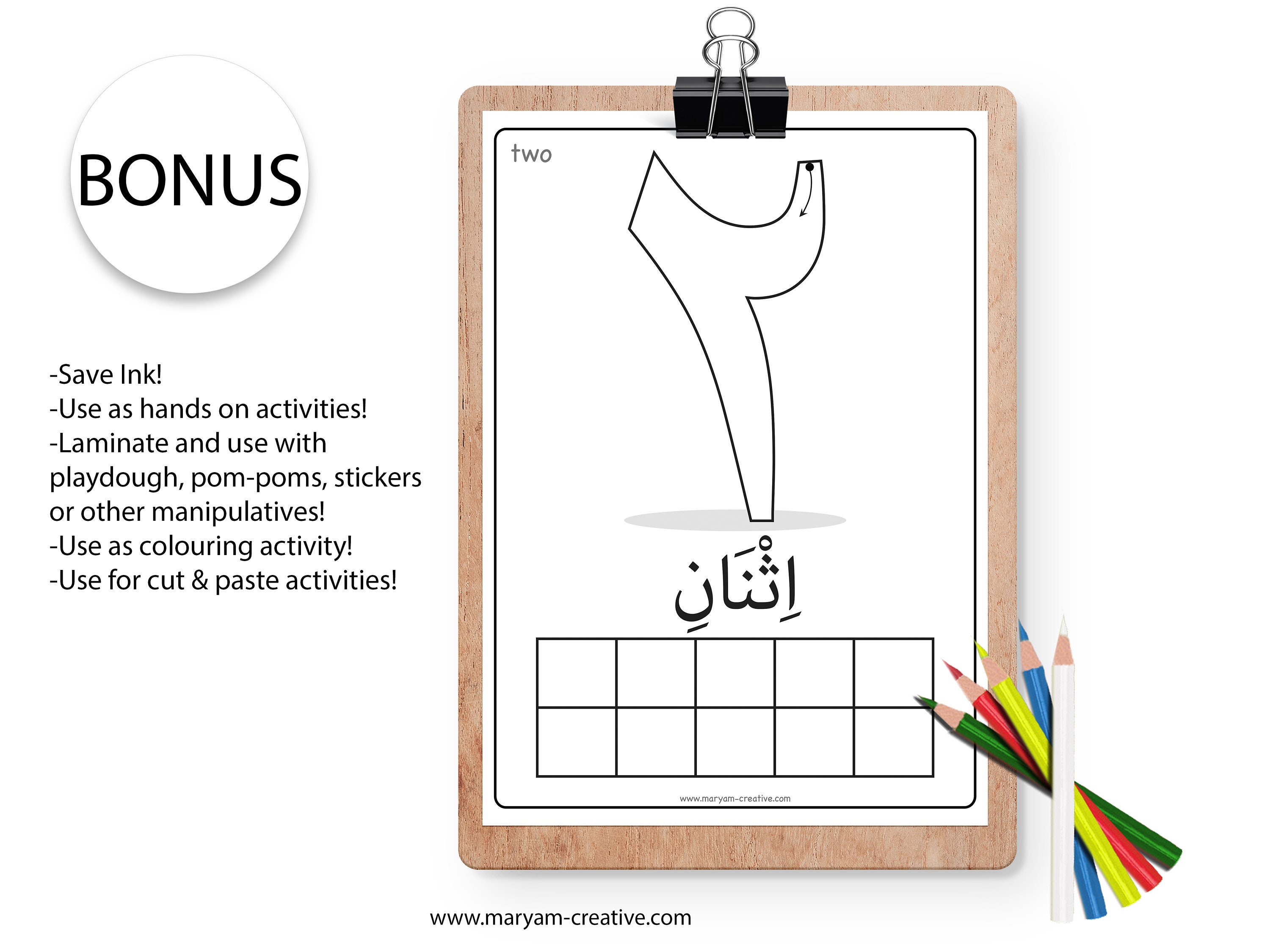 21 Arabic Numbers Chart Posters With 10 Frame Counting, PDF, Math ...