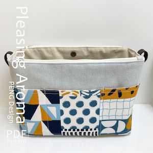 Tote Organizer With Templates, Bag Insert, Sewing Pattern, Craft ...