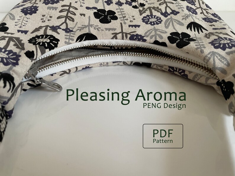 Moon Bag Sewing Templatesfabric Shoulder Bagpdf Sewing - Etsy