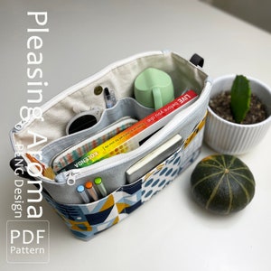 Tote Organizer With Templates, Bag Insert, Sewing Pattern, Craft ...