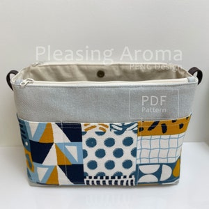 Tote Organizer With Templates, Bag Insert, Sewing Pattern, Craft ...