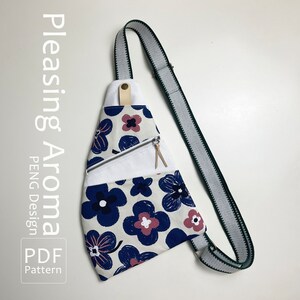 Personal Flex Bag Sewing Pattern, Sling Bag Templates, Chest Purses ...