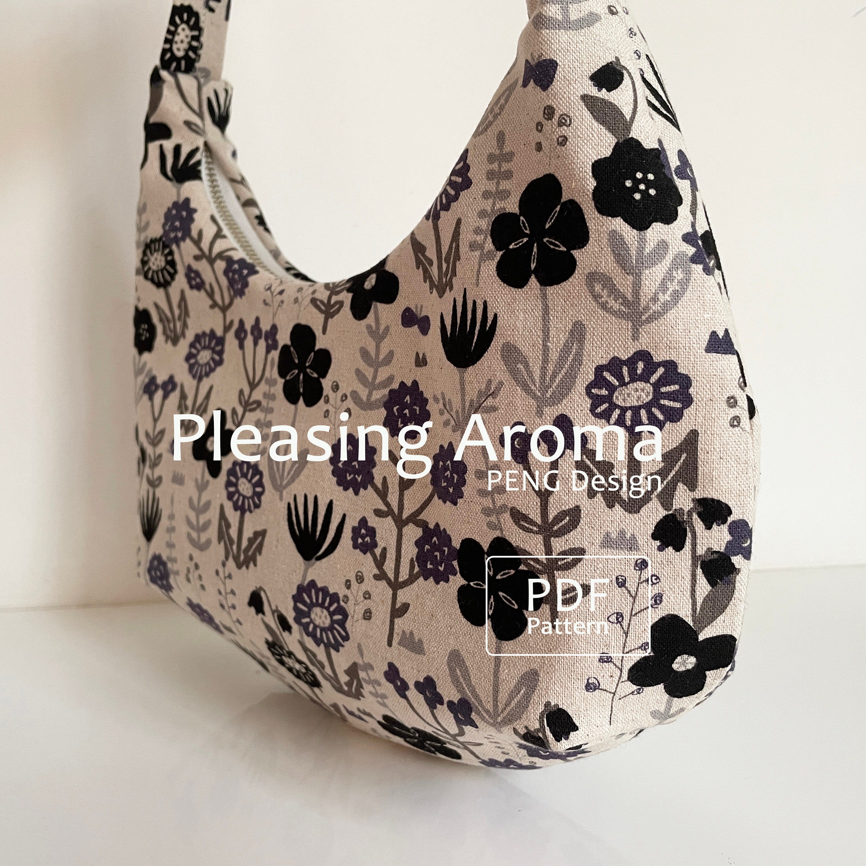 Moon Bag Sewing Templates,fabric Shoulder Bag,pdf Sewing Pattern,bag ...
