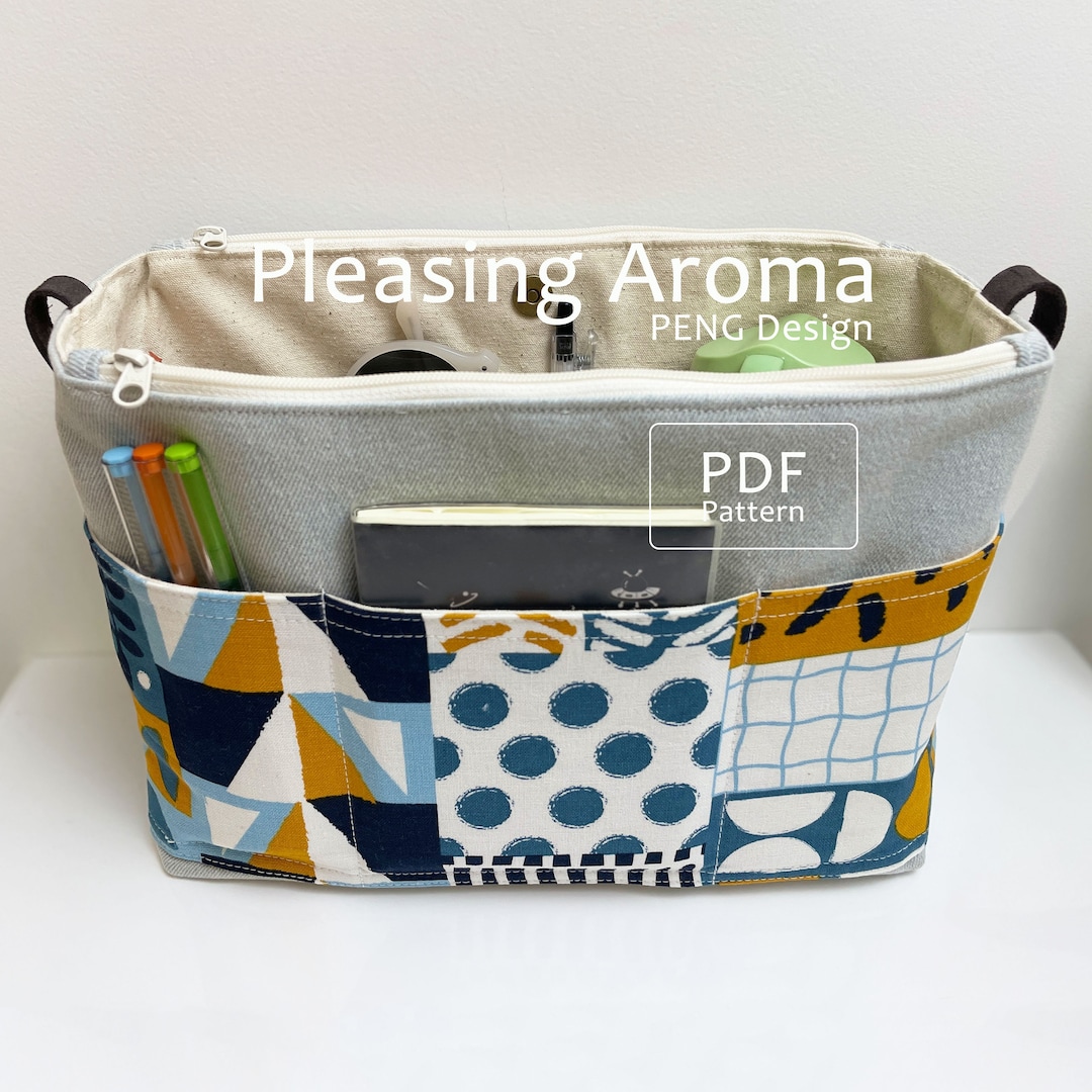 Tote Organizer With Templates, Bag Insert, Sewing Pattern, Craft ...