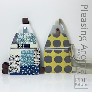 Mini Sling Bag Pattern,small Front Sling Purse Sewing Tutorails,mini ...
