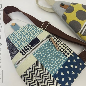 Mini Sling Bag Pattern,small Front Sling Purse Sewing Tutorails,mini ...