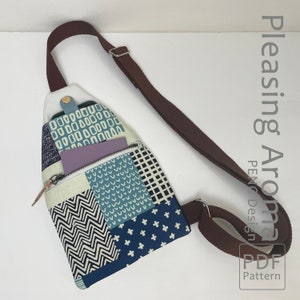 Mini Sling Bag Pattern,small Front Sling Purse Sewing Tutorails,mini ...