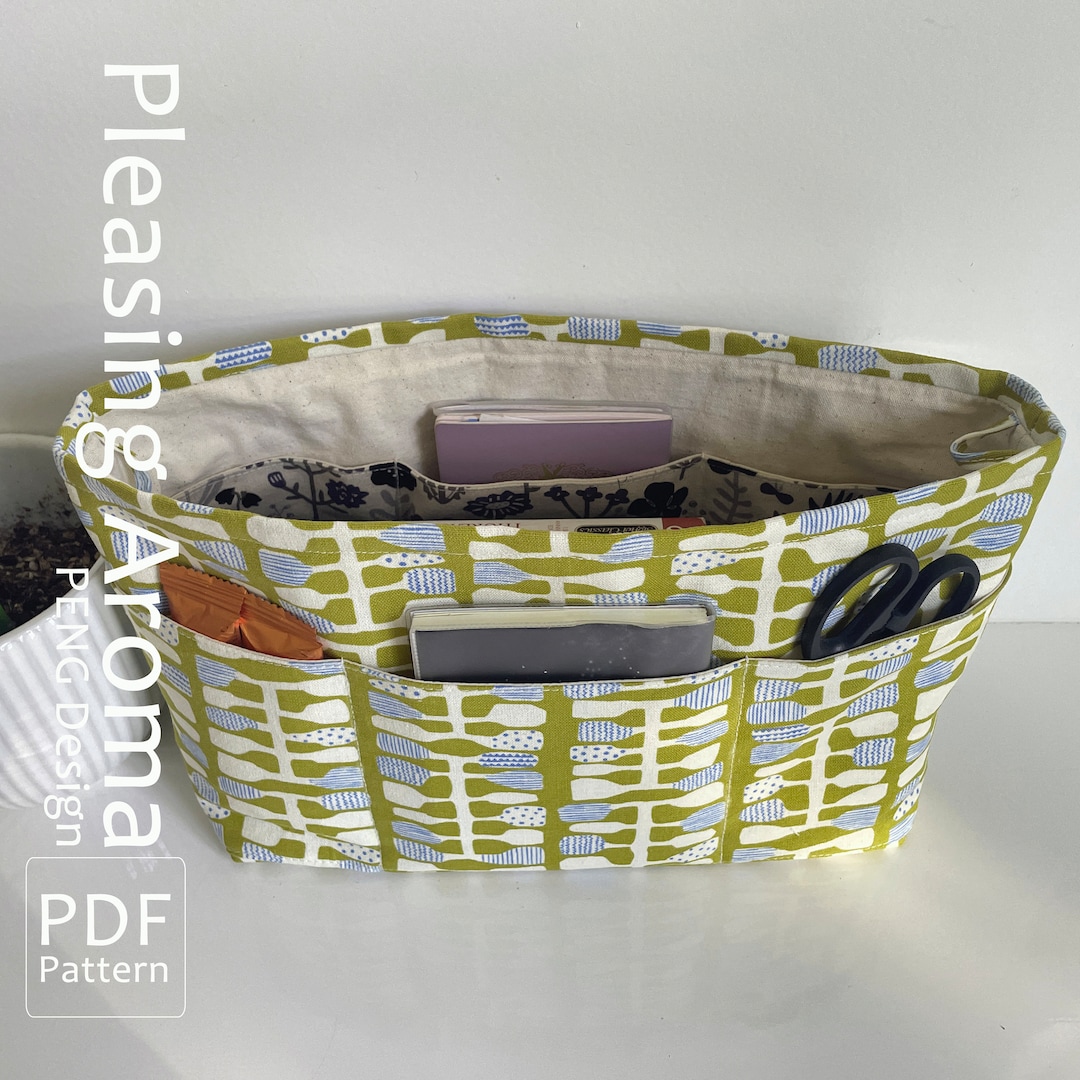 Easy Purse Insert Sewing Pattern, Tote Organizer, Pouch Pattern ...