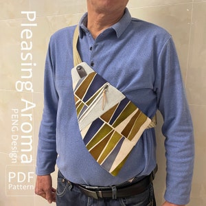 Personal Flex Bag Sewing Pattern, Sling Bag Templates, Chest Purses ...