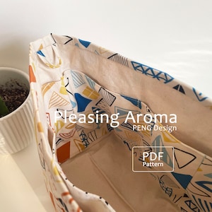 Easy Purse Insert Sewing Pattern, Tote Organizer, Pouch Pattern ...