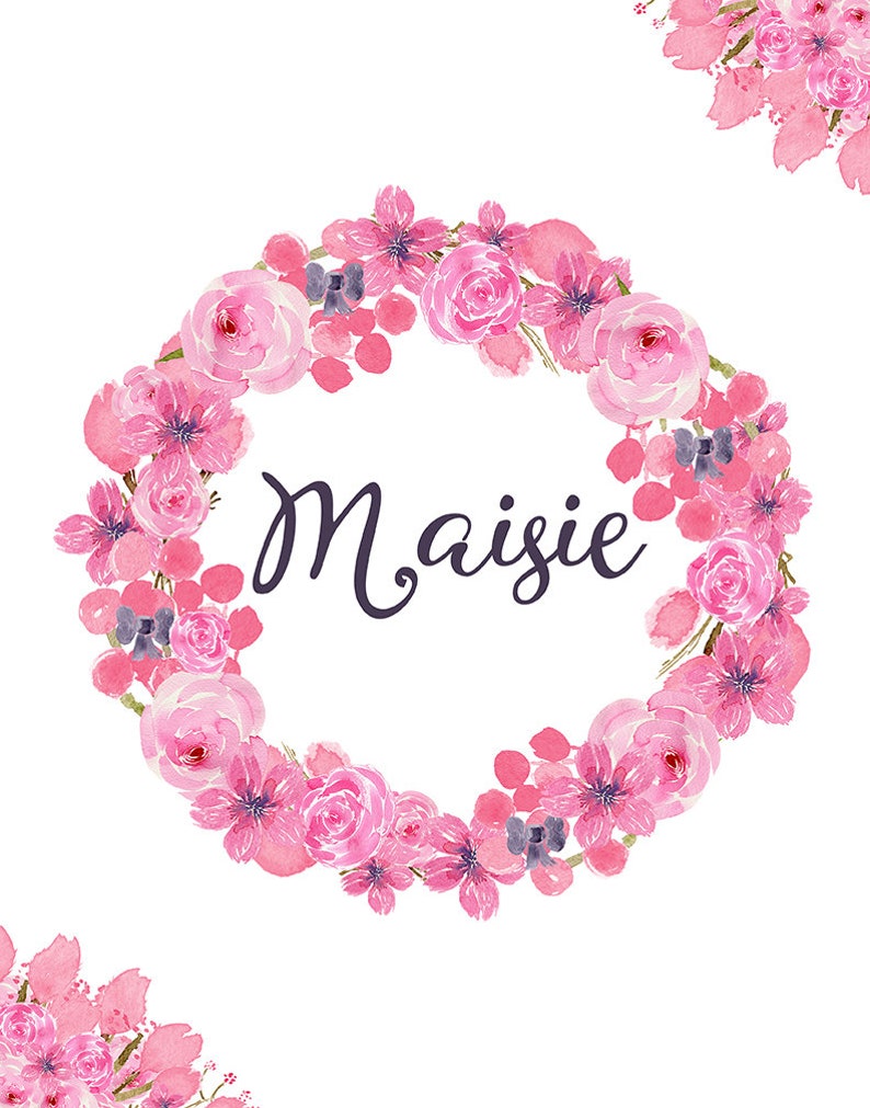 Maisie Name Maisie Print Maisie Wall Art Custom Name Print | Etsy