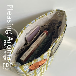 Easy Purse Insert Sewing Pattern, Tote Organizer, Pouch Pattern ...