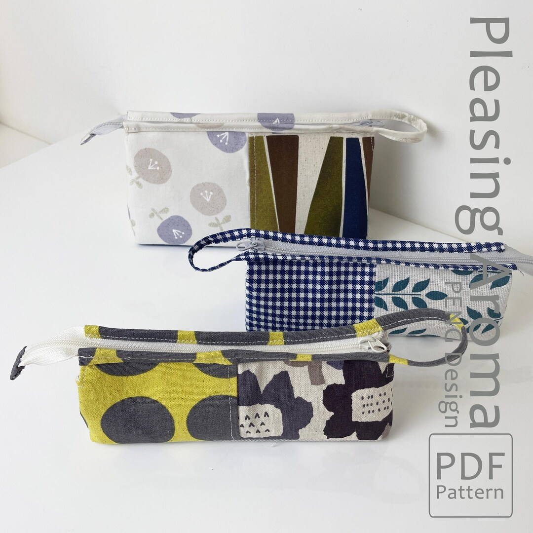 Easy Zipper Bag Sewing Tutorial, Back to School Pencil Pouch Tutorial ...