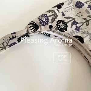 Moon Bag Sewing Templates,fabric Shoulder Bag Sewing Tutorials,pdf ...