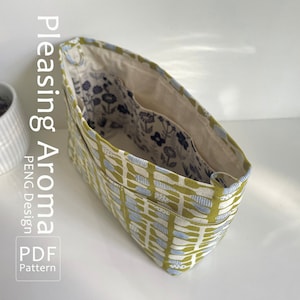 Easy Purse Insert Sewing Pattern, Tote Organizer, Pouch Pattern ...