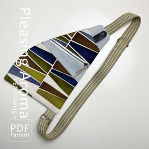 Personal Flex Bag Sewing Pattern, Sling Bag Templates, Chest Purses ...