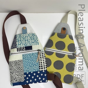 Mini Sling Bag Pattern,small Front Sling Purse Sewing Tutorails,mini ...