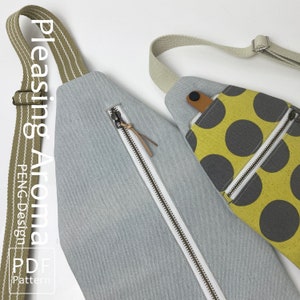 Sling Bag Pattern,2 Sizes Front Sling Purse Sewing Patterns,mini and ...