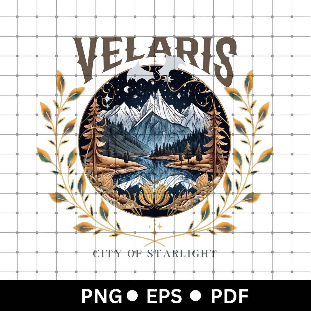 Rhysand PNG, Velaris PNG, Acotar EPS, Night Court Design, Velaris Svg ...