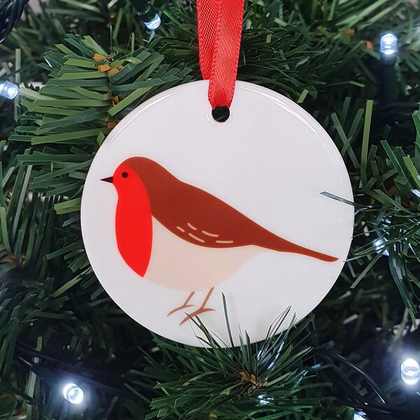 Ceramic Garden Robin - Etsy