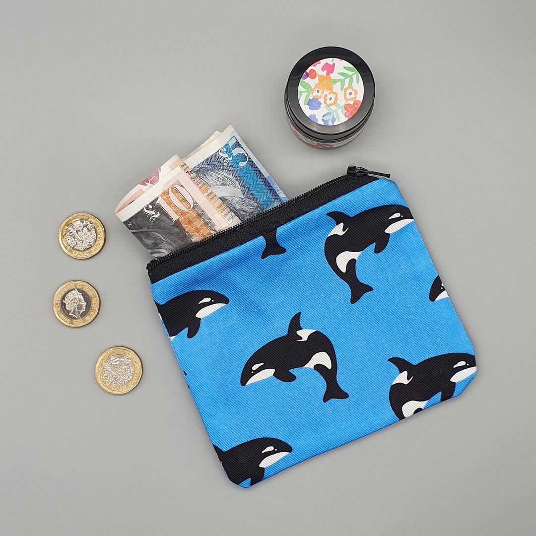 Orca Purse - Whale, Ocean, Sealife, Sea, Coin Purse, Handbag, Holidays ...