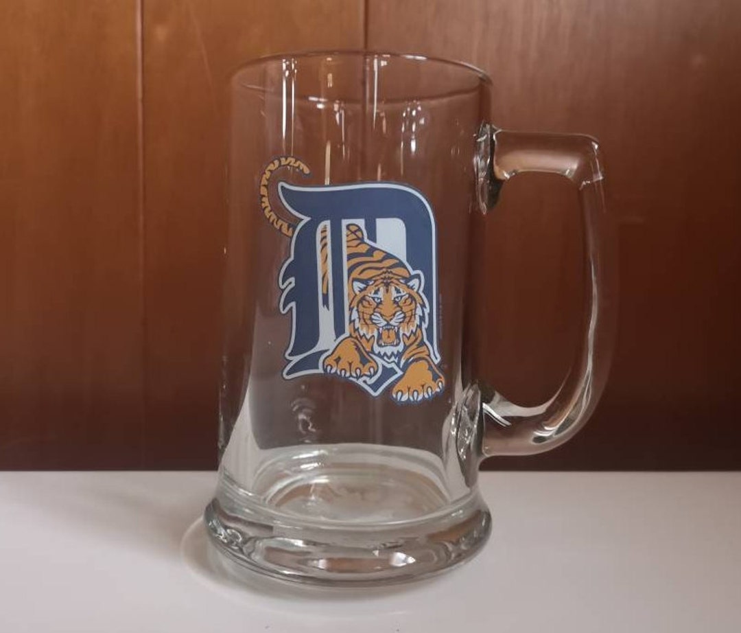 Vintage 1994 Detroit Tigers MLB / Beer Mug Cup Pint Glass - Etsy