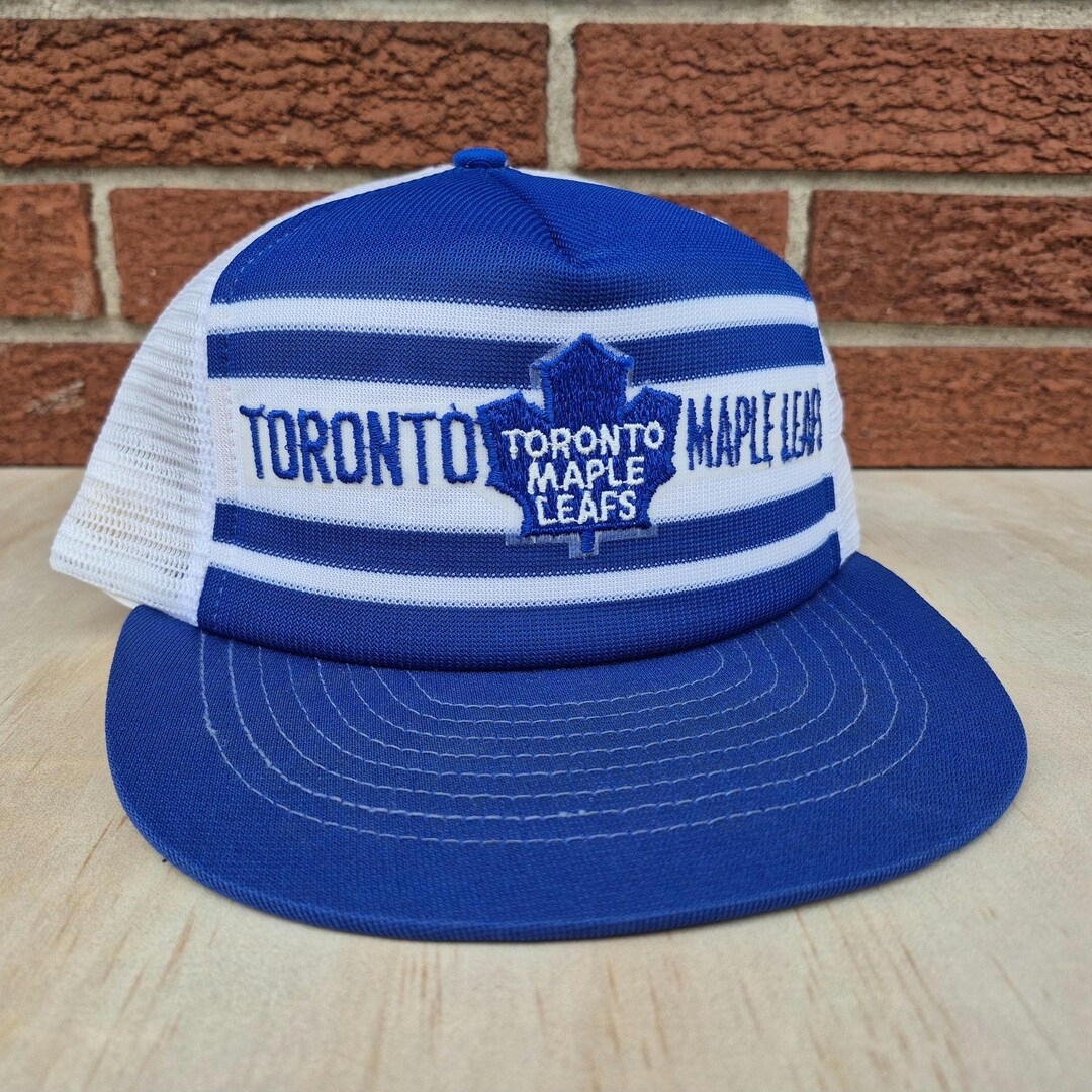 Vintage & Rad 80's DEADSTOCK Toronto Maple Leafs Mesh Snapback Farmers ...
