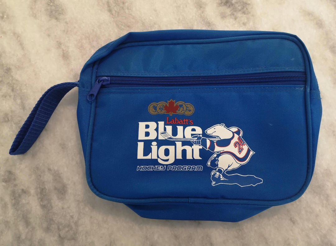 Vintage & Killer 80's / 90's Labatt's Blue Light Hockey Program Small ...