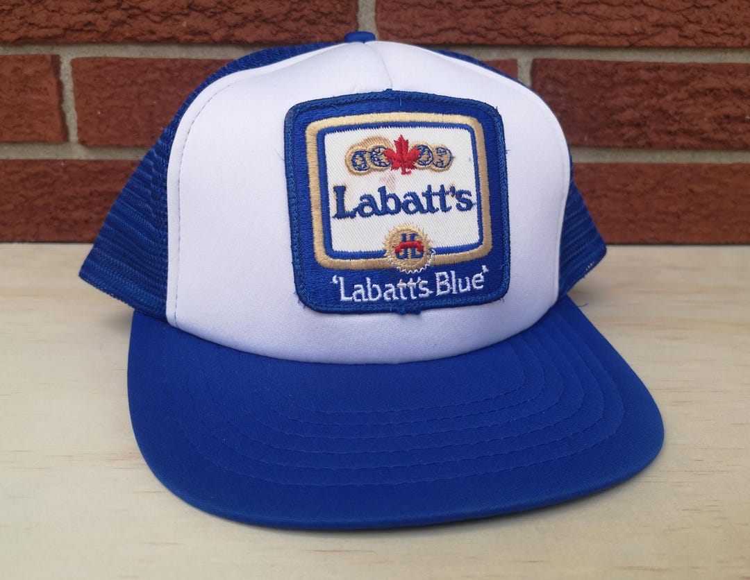 Vintage & Awesome 80's Labatt's Blue Beer Snapback / Mesh ...