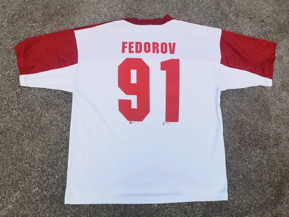 Vintage & Rad 90's Detroit Red Wings / Sergei Fedorov… - Gem