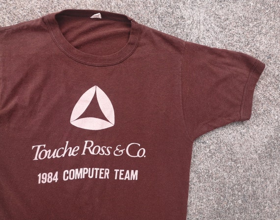 Touche Ross Logo Paul Fuller At Accountancy Firm Touche Ross In The