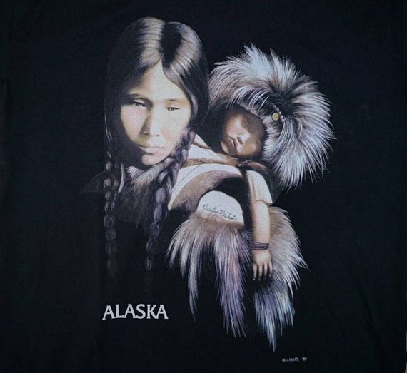 Vintage 1995 DEADSTOCK "Alaska" First Nation / Native… - Gem