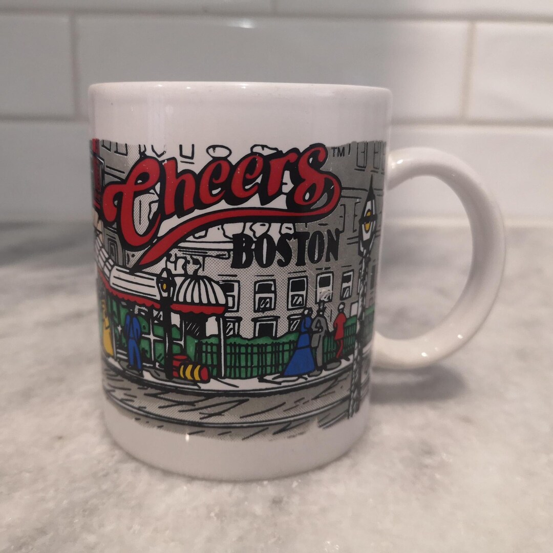 Vintage 1997 Cheers Television Show / Boston / Ceramic Coffee Mug Cup ...